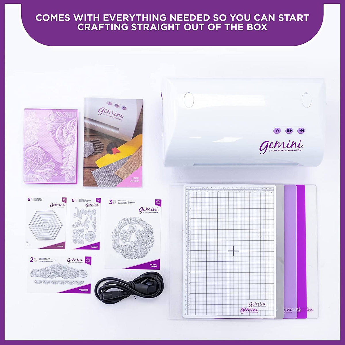 Gemini GEM-M-GLO Multi Media Die Cutting & Embossing Crafters Machine